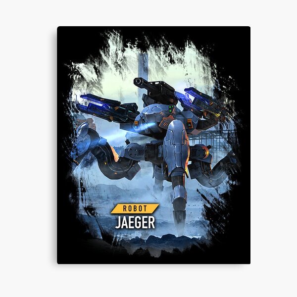 "Robot Jaeger at War Zone" Canvas Print for Sale by HexOne | Redbubble