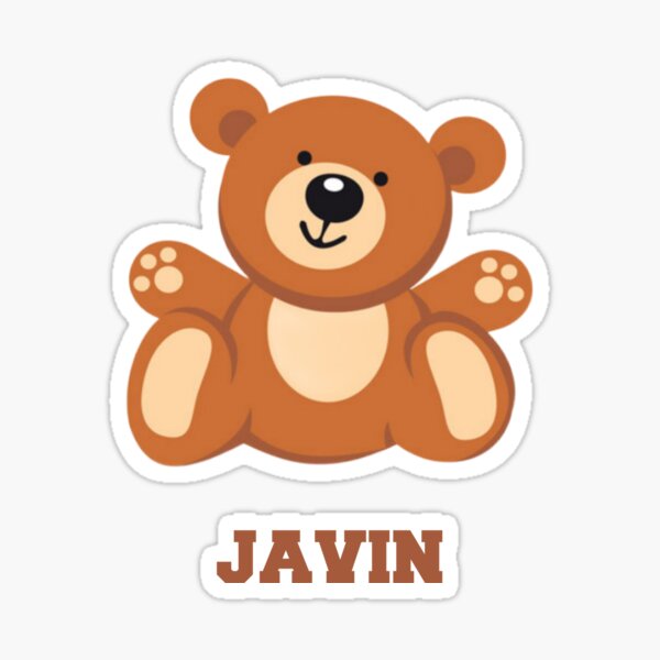 "Javin" Sticker for Sale by setSTICKERS | Redbubble