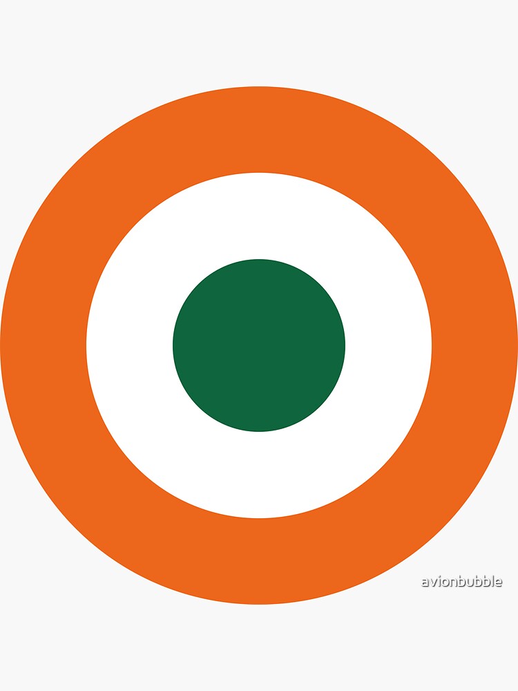 "Roundel of the Indian Air Force" Sticker for Sale by avionbubble ...