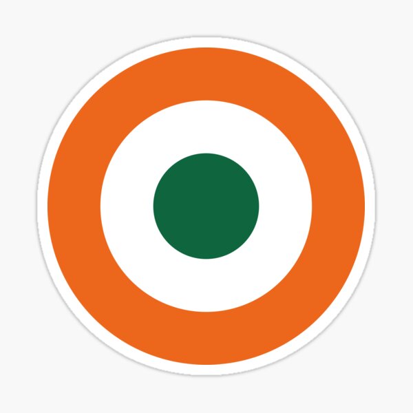 "Roundel of the Indian Air Force" Sticker for Sale by avionbubble ...