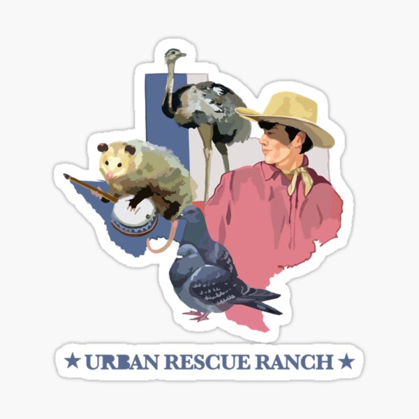 "Urban Rescue Ranch " Sticker for Sale by BertoldKitzmann | Redbubble