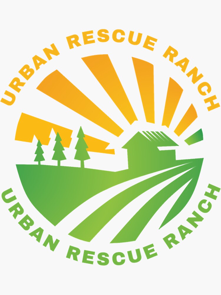 "Urban Rescue Ranch " Sticker for Sale by BertoldKitzmann | Redbubble