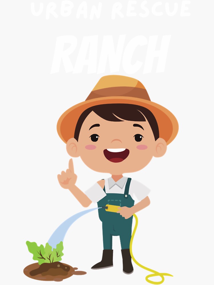 "Urban Rescue Ranch " Sticker for Sale by BertoldKitzmann | Redbubble