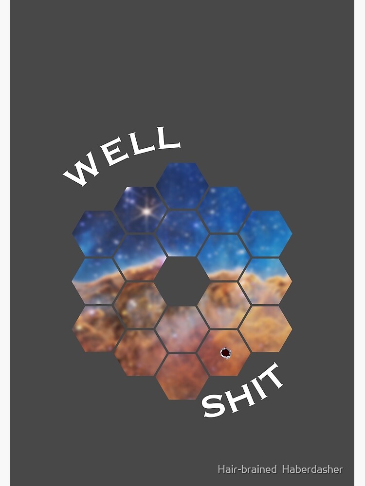 "Nun Scheiße James Webb Unfall" Poster von Natedagrr8 | Redbubble