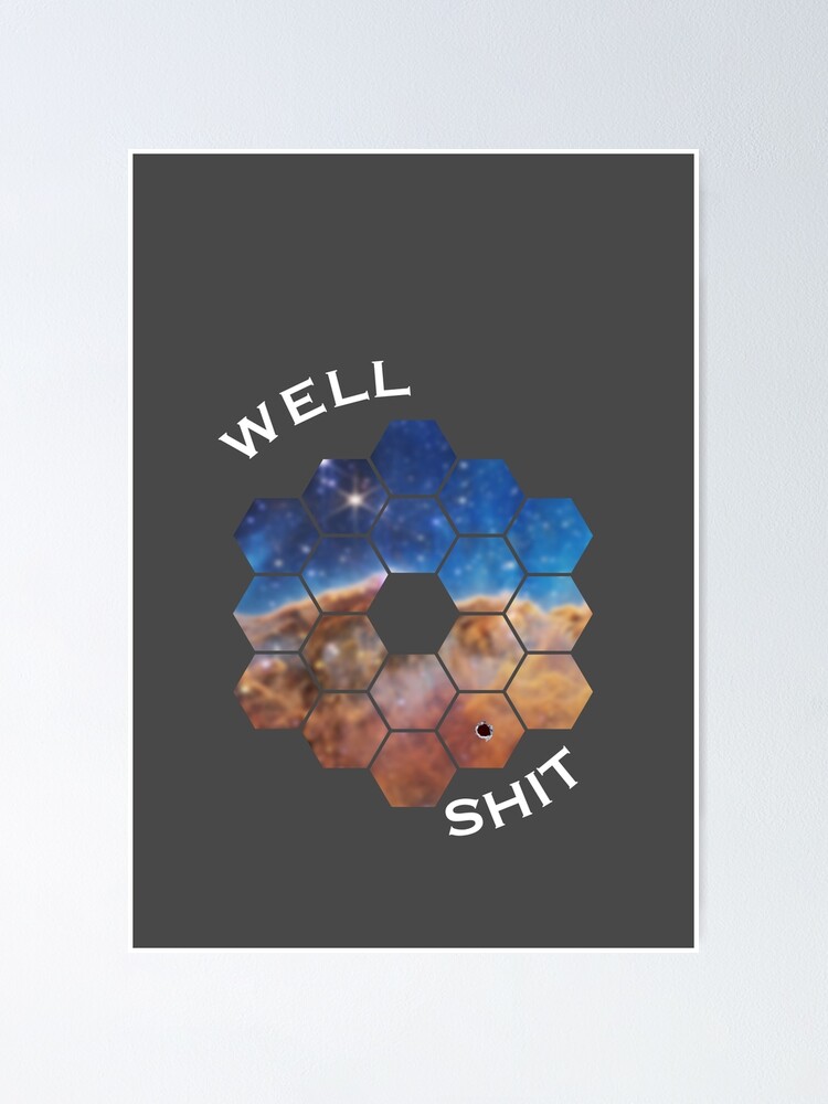 "Nun Scheiße James Webb Unfall" Poster von Natedagrr8 | Redbubble