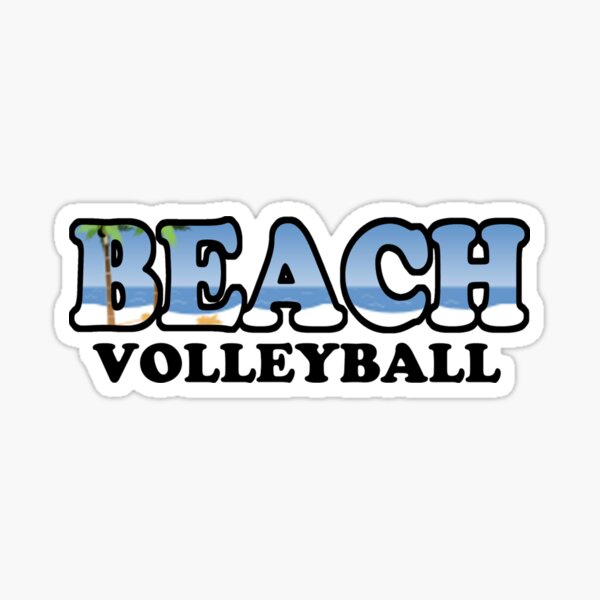"Beach Volleyball" Sticker for Sale by PayneGricese | Redbubble