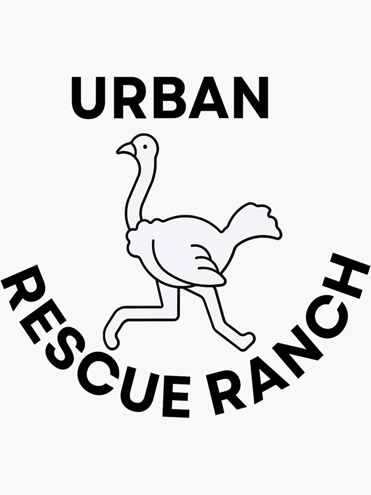 "Urban Rescue Ranch " Sticker for Sale by BertoldKitzmann | Redbubble