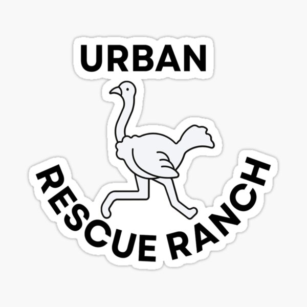 "Urban Rescue Ranch " Sticker for Sale by BertoldKitzmann | Redbubble
