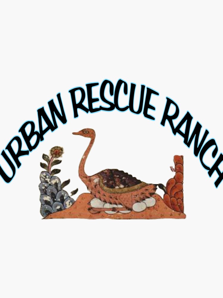 "Urban Rescue Ranch " Sticker for Sale by BertoldKitzmann | Redbubble