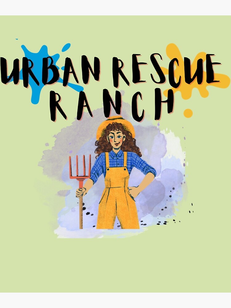 "Urban rescue ranch " Poster for Sale by BertoldKitzmann | Redbubble