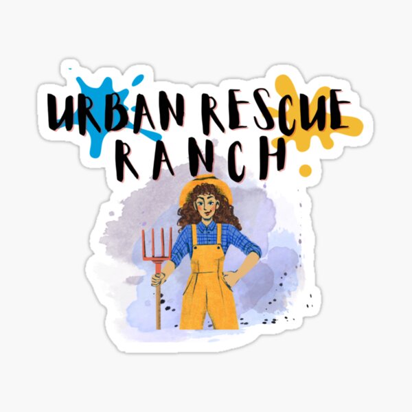 "Urban rescue ranch " Sticker for Sale by BertoldKitzmann | Redbubble