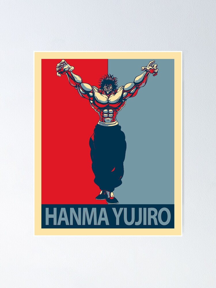 "Hanma Yujiro" Poster for Sale by NoorSaltDesign | Redbubble