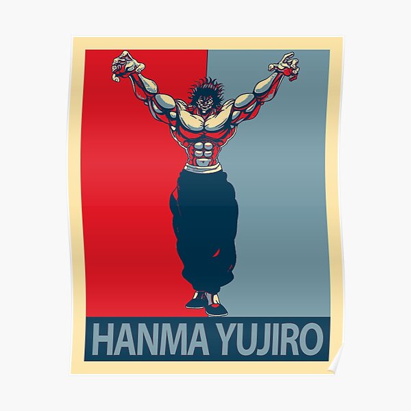 "Hanma Yujiro" Poster for Sale by NoorSaltDesign | Redbubble