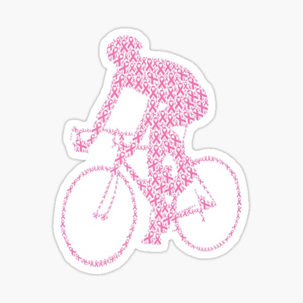 "Bike Breast Cancer Awareness Pink Ribbon - Bicycle Cycling Premium ...