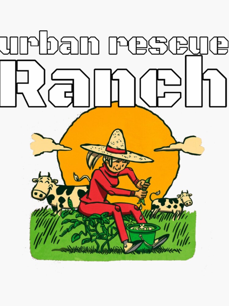 "Urban Rescue Ranch" Sticker for Sale by BertoldKitzmann | Redbubble
