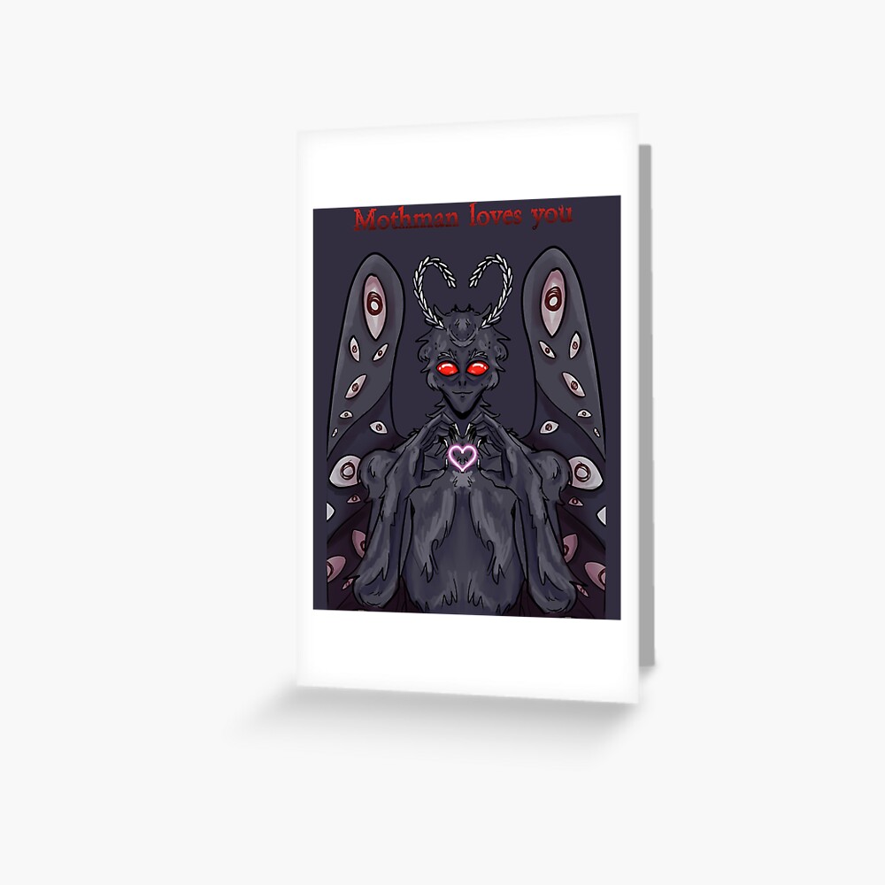 "Day Gift Mothman Graphic For Fan" Greeting Card for Sale by ...