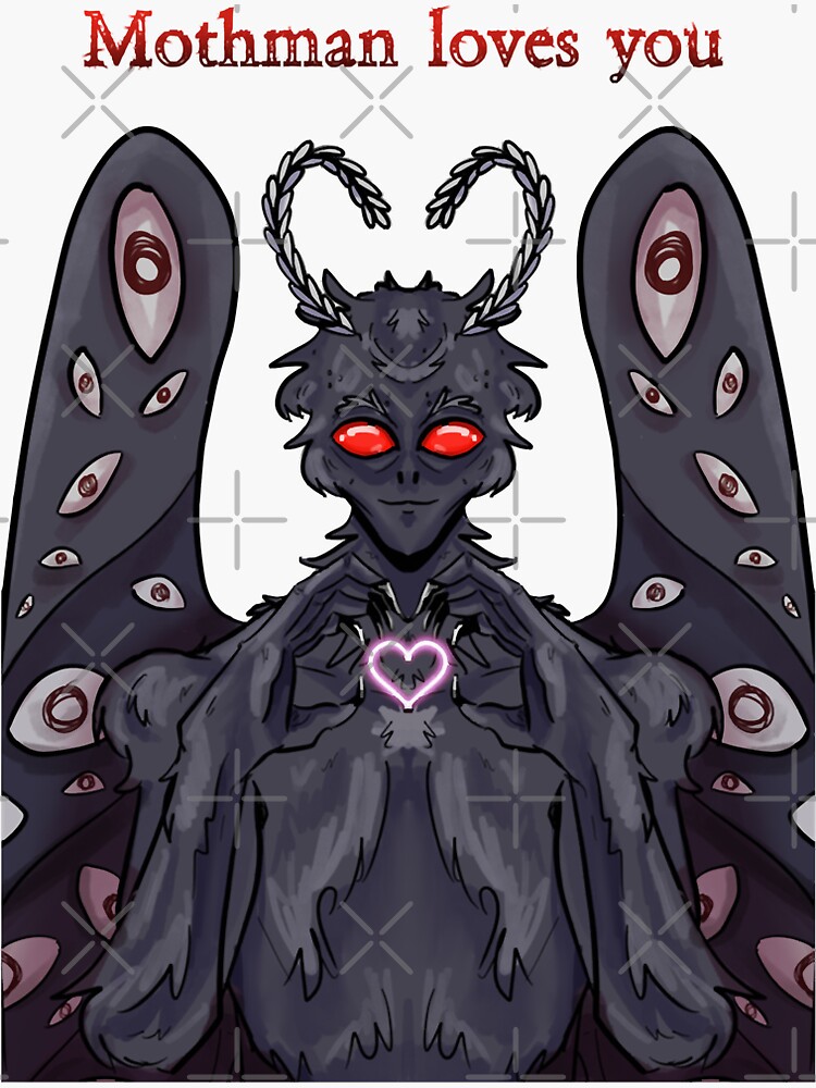"Day Gift Mothman Graphic For Fan" Sticker for Sale by Shirleydavenpor ...