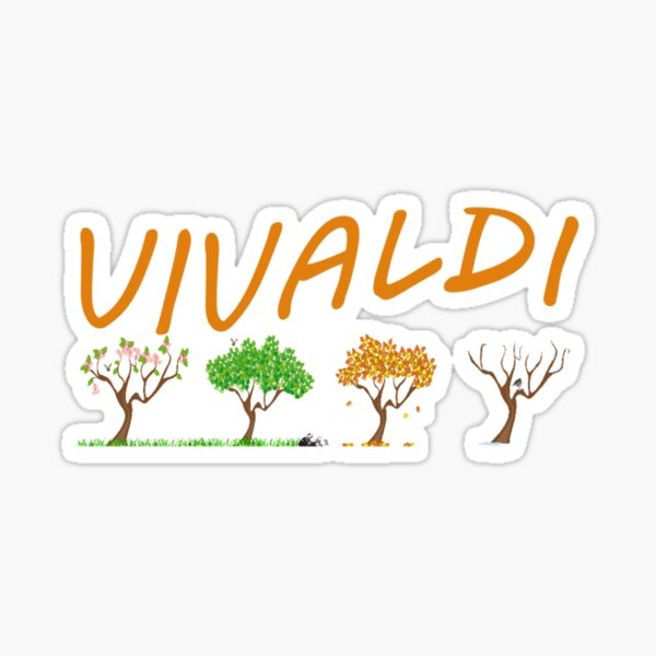 "Vivaldi Four Seasons " Sticker for Sale by sdfsdferr | Redbubble