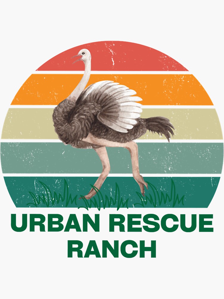 "Urban Rescue Ranch " Sticker for Sale by BertoldKitzmann | Redbubble