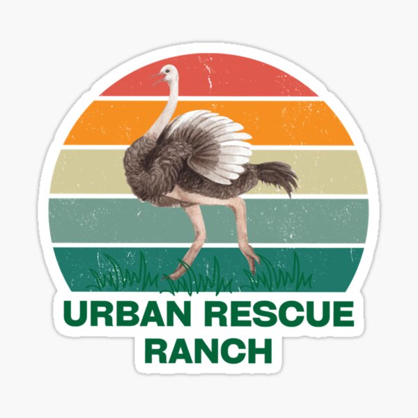 "Urban Rescue Ranch " Sticker for Sale by BertoldKitzmann | Redbubble