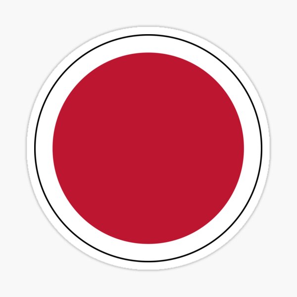 "Roundel of the Japan Air Self-Defense Force" Sticker for Sale by ...