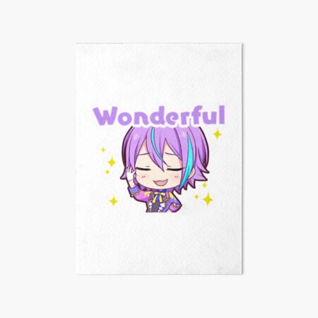 "Project Sekai anime, Kamishiro Rui stamp" Art Board Print for Sale by ...