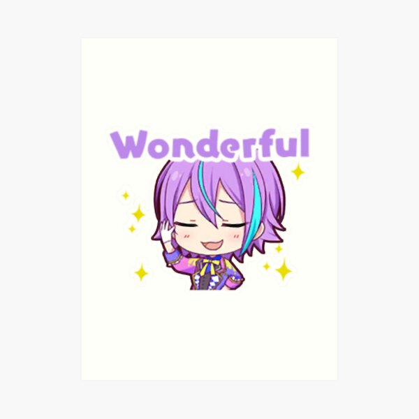 "Project Sekai anime, Kamishiro Rui stamp" Art Print for Sale by ...
