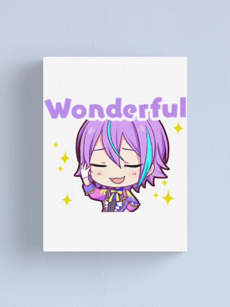 "Project Sekai anime, Kamishiro Rui stamp" Canvas Print for Sale by ...
