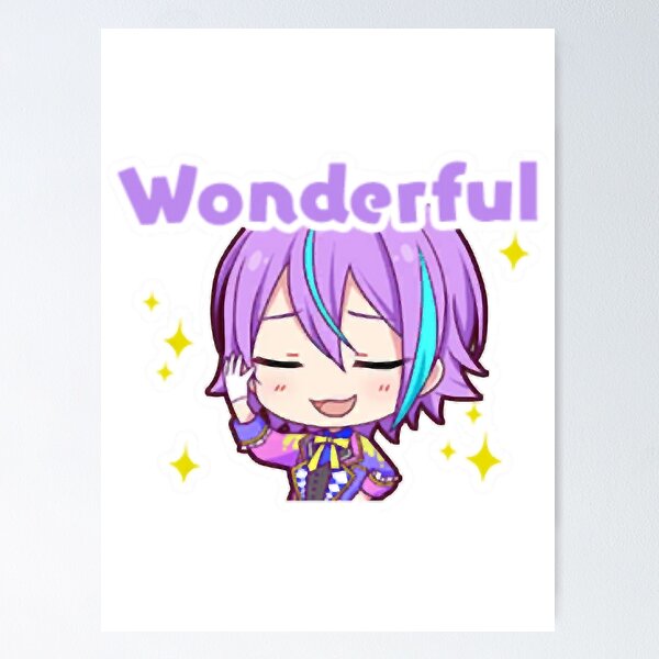 "Project Sekai anime, Kamishiro Rui stamp" Poster for Sale by Melvab79 ...