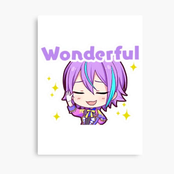 "Project Sekai anime, Kamishiro Rui stamp" Canvas Print for Sale by ...