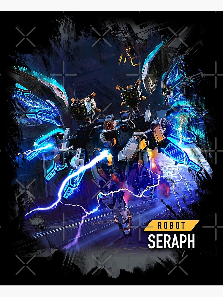 "Robot Seraph at War Zone" Poster for Sale by HexOne | Redbubble