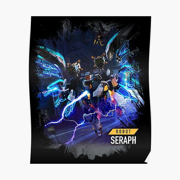 "Robot Seraph at War Zone" Poster for Sale by HexOne | Redbubble
