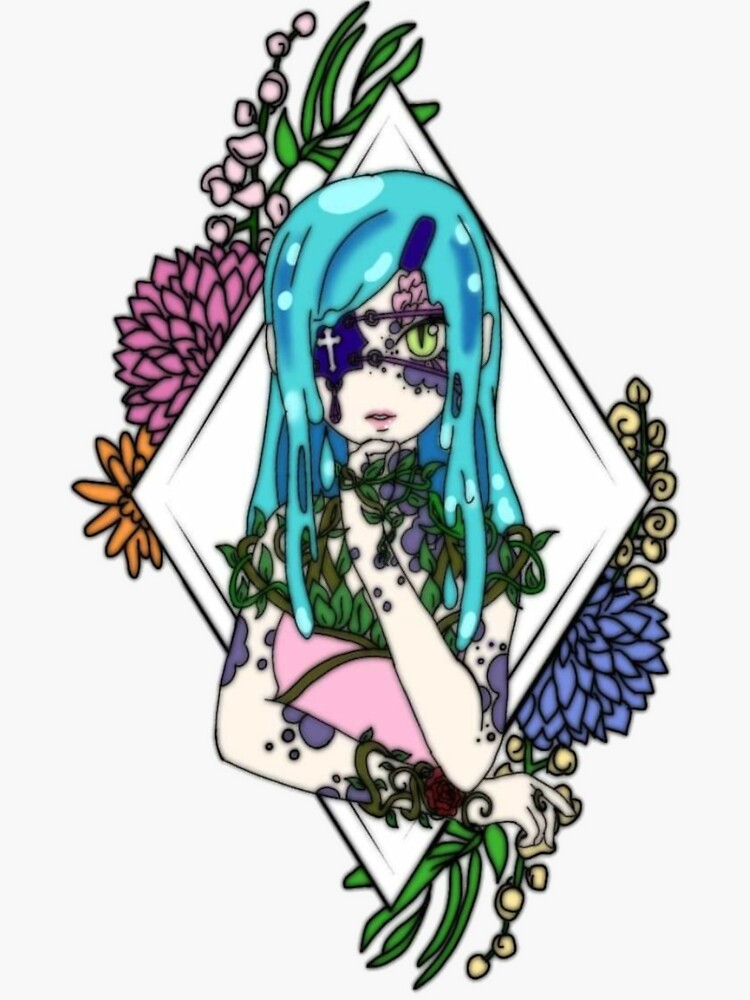 "Slime Princess" Sticker for Sale by Drawn2Hue | Redbubble