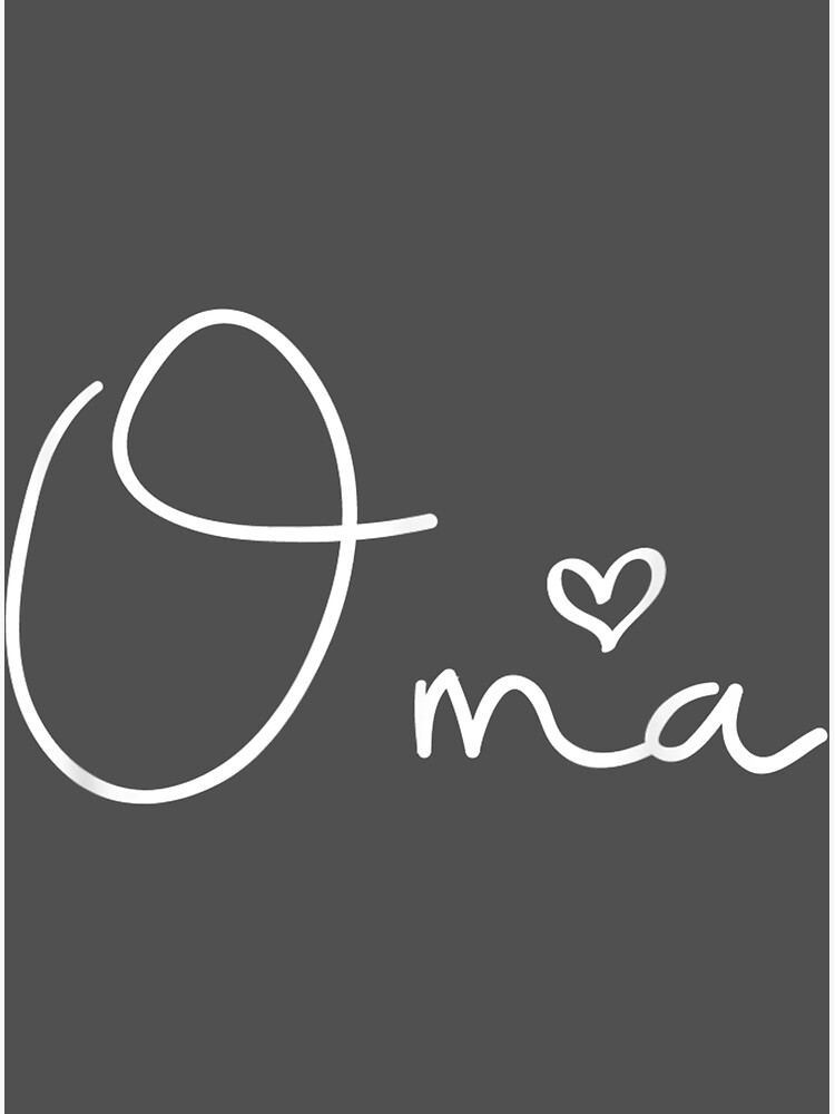 "Oma German Grandma Women Mother's Day Christmas Birthday" Poster for ...