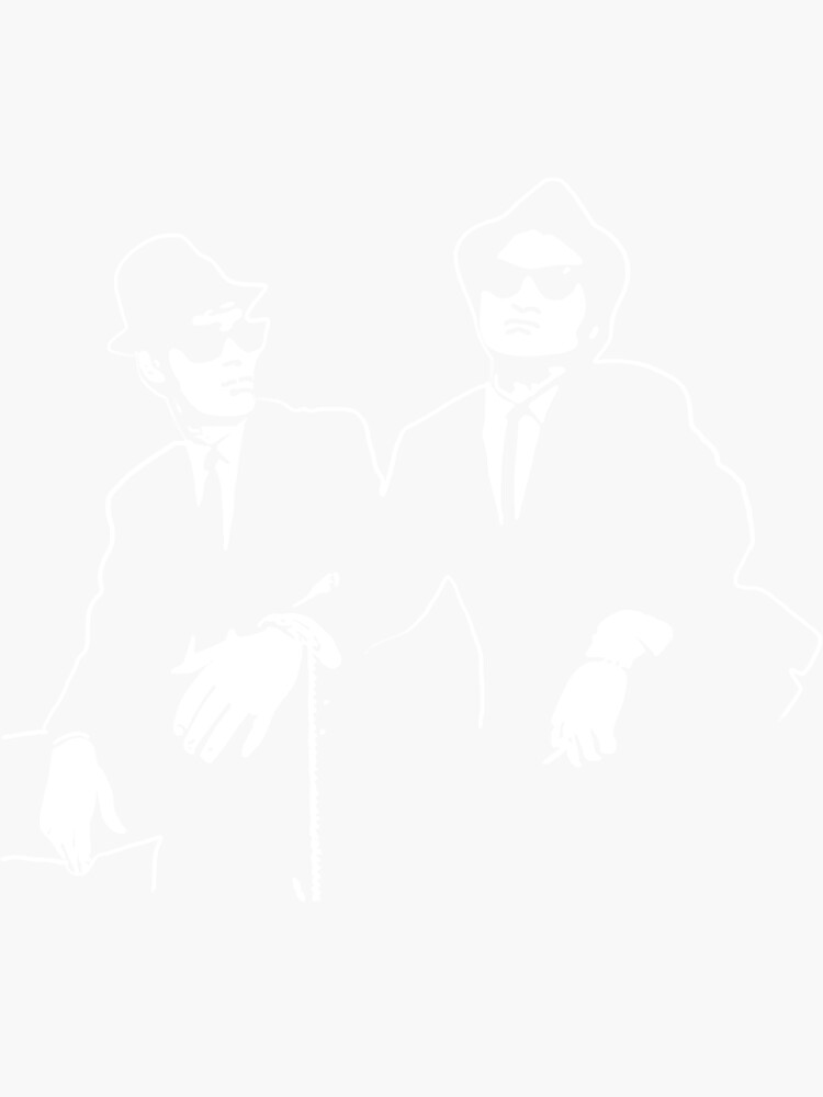 "Blues Brothers - Jake & Elwood" Sticker for Sale by JackDirksen ...