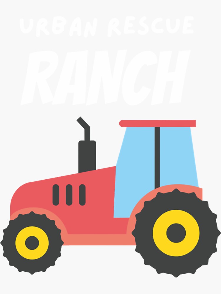 "Urban Rescue Ranch " Sticker for Sale by GrahamMason1 | Redbubble