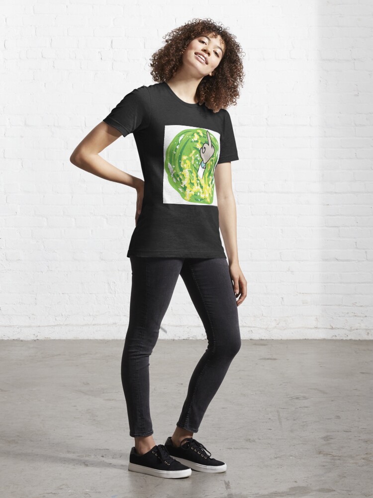 "Rick Middle Finger " T-shirt for Sale by tookerghamdik | Redbubble ...