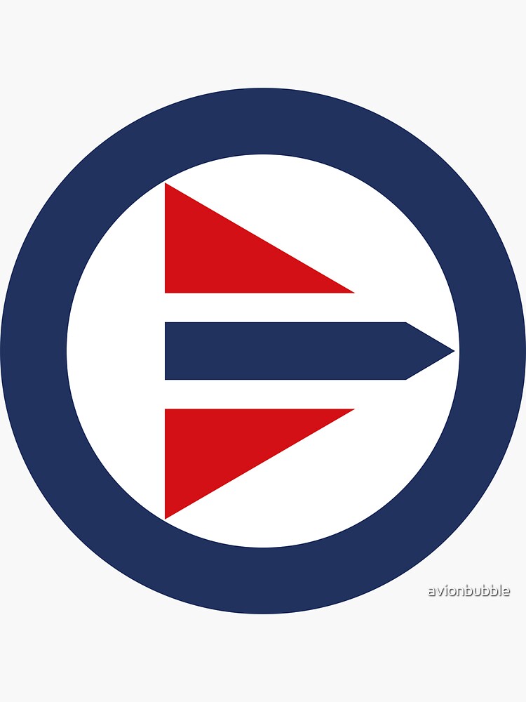 "Royal Norwegian Air Force Roundel" Sticker for Sale by avionbubble ...
