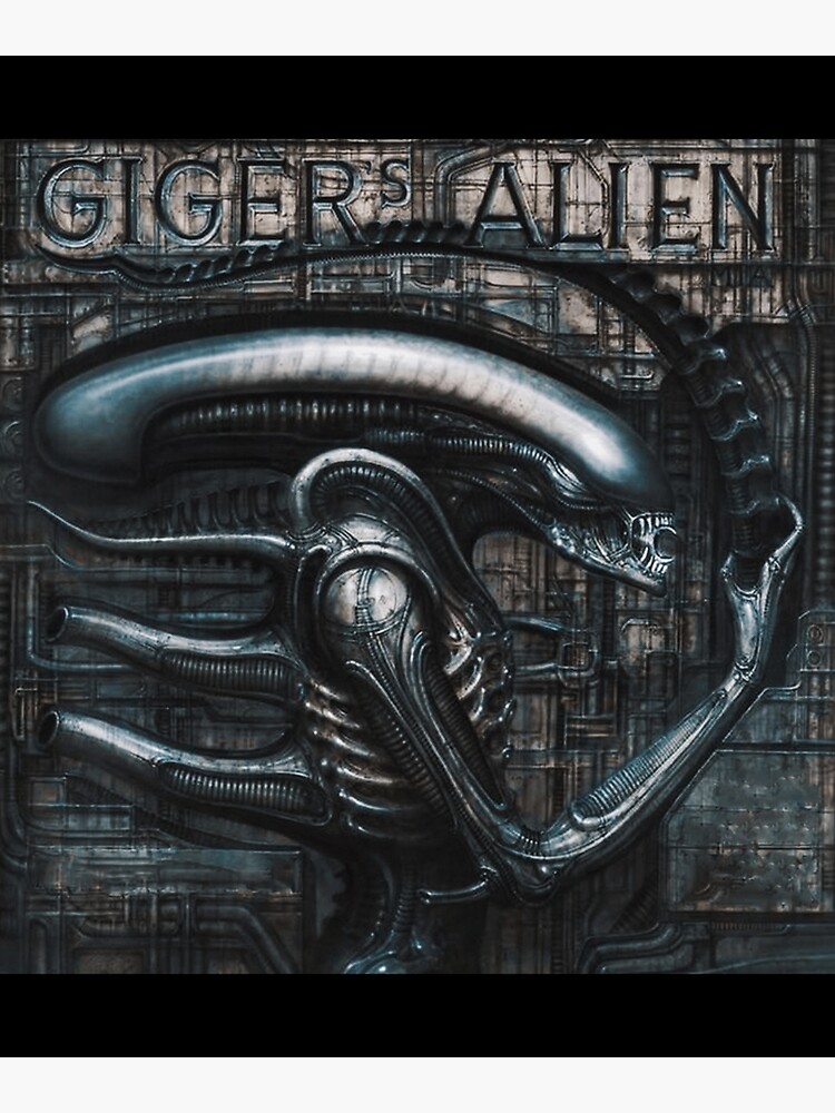 "HR Giger Alien Poster" Poster for Sale by gwyndatuk | Redbubble