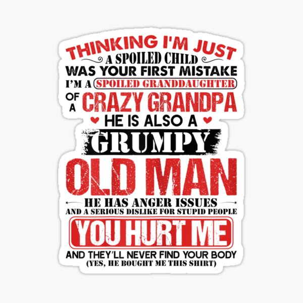 Pegatina «Soy una niña mimada Soy una nieta mimada de un abuelo» de ... Pegatina «Soy una niña mimada Soy una nieta mimada de un abuelo» de ...