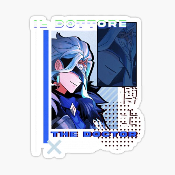 "Genshin Impact Dottore Essential " Sticker for Sale by grillimechemm ...
