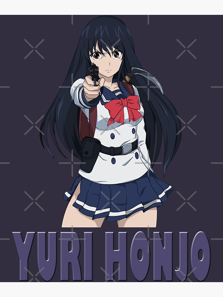 Póster «Arte Anime Gráfico Yuri Honjo gun manga High rise Invasion» de ...