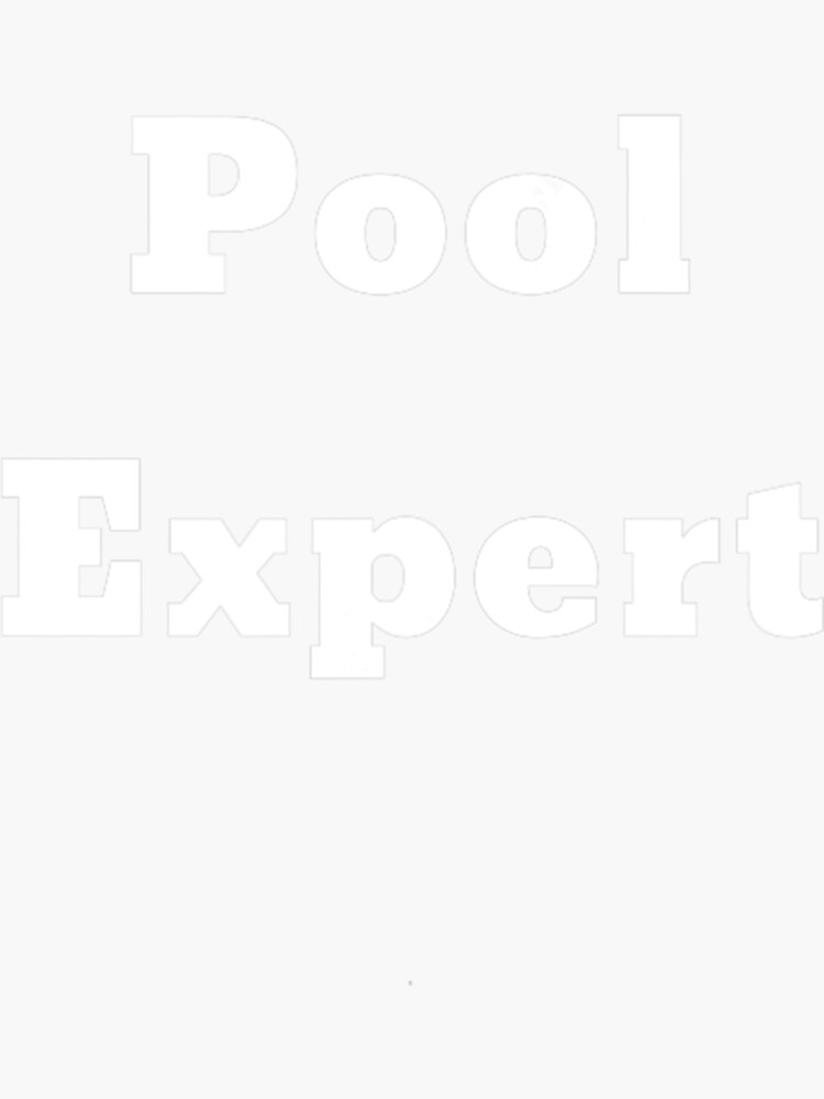 "Pool Expert - Swimming Pool Lover " Sticker for Sale by AnMiro | Redbubble