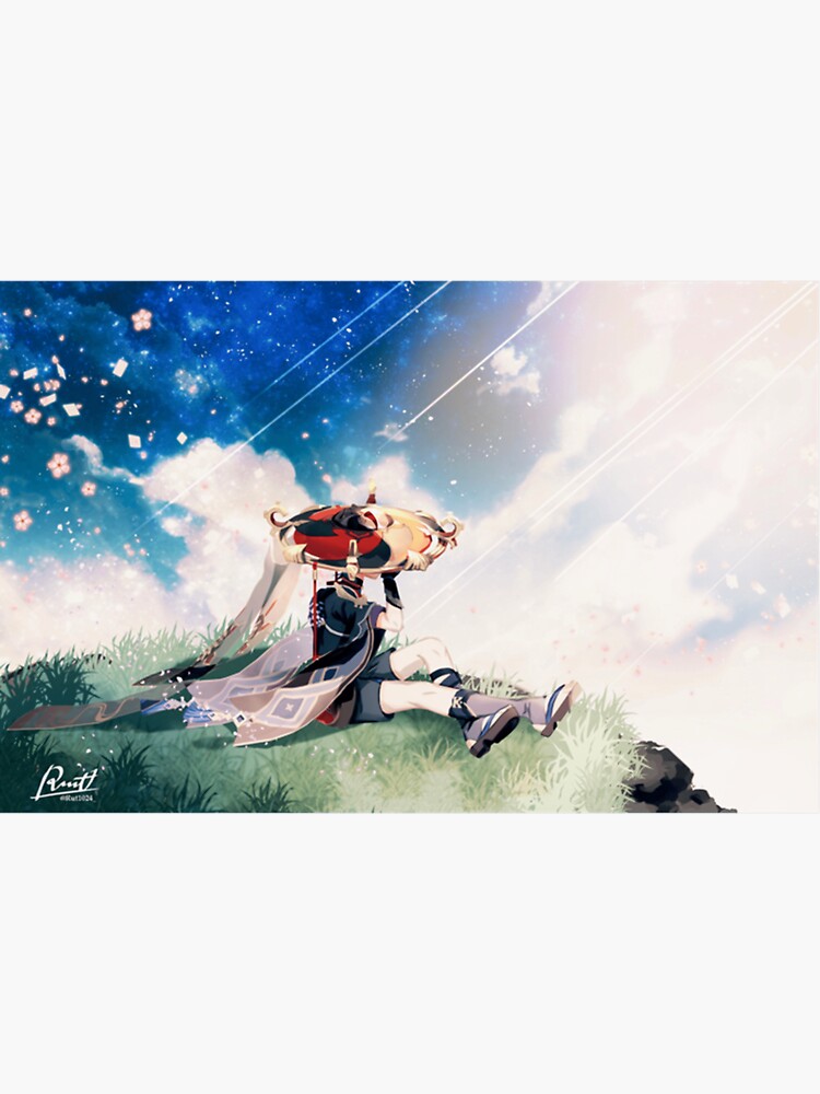 "Scaramouche Fatui Harbinger Long " Sticker for Sale by afsharpellowu ...