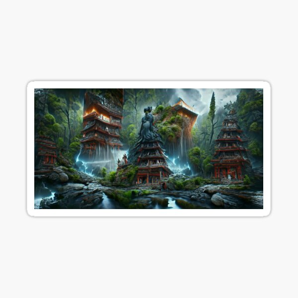 "Sanctuary" Sticker for Sale by Silentwhisper2 | Redbubble