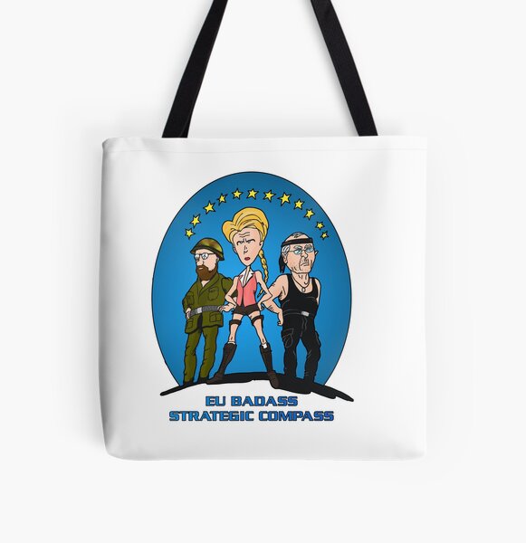 "EU Badass Strategic Compass" Tote Bag for Sale by DGMEME | Redbubble