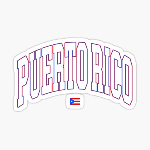 "Puerto Rico | College/University Style Puerto Rican Flag" Sticker for ...