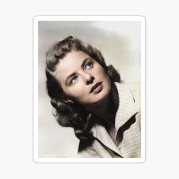 "Ingrid Bergman" Sticker for Sale by Father-of-Time | Redbubble