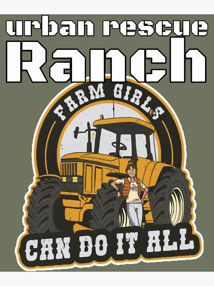 "Urban Rescue Ranch " Poster for Sale by KellyyCooper | Redbubble