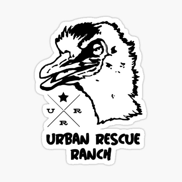"Urban Rescue Ranch " Sticker for Sale by KellyyCooper | Redbubble